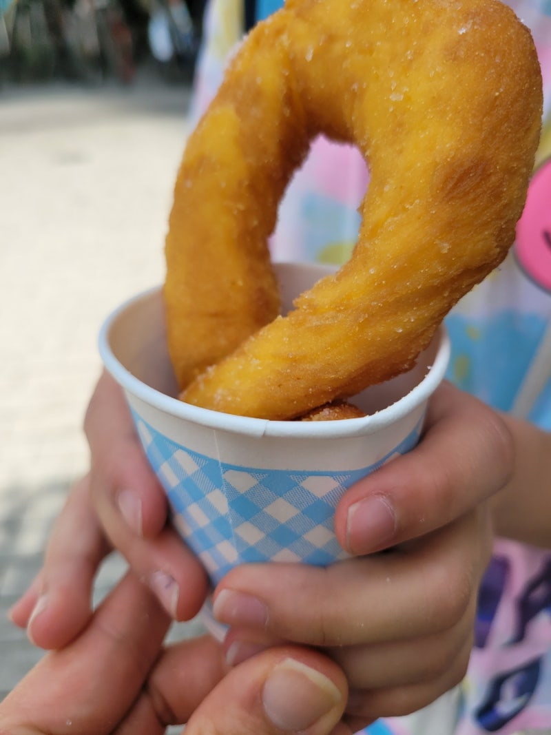 위례 광장 찹쌀 꽈배기 맛집 찹쌀 꽈배기 주문하면 바로 튀겨주는 델리슈 네이버 블로그
