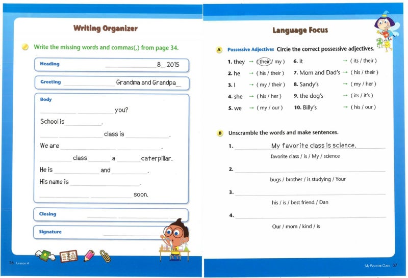 [화상영어교재] Write Right, 주니어 라이팅 화상영어교재 추천! (+수업영상) : 네이버 블로그