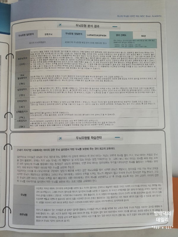 Msc 논술 테스트 검사결과 사소한 수치에 연연하지 말자 네이버 블로그