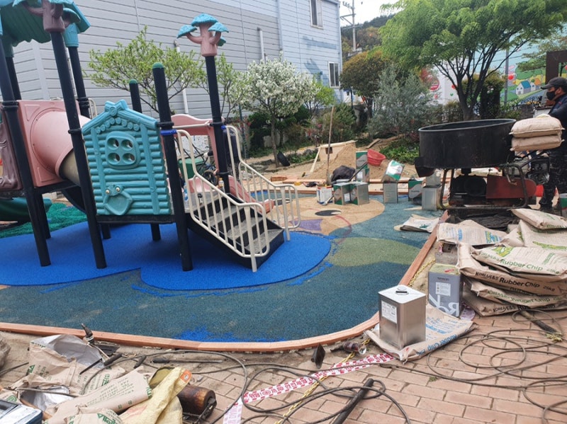 [부산 초읍동 예종 유치원] 예종 유치원 앞마당 놀이터의 변신 : 네이버 블로그