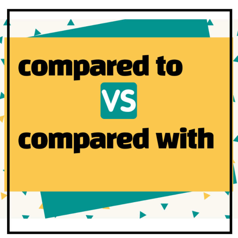 Compared to와 compared with의 뜻 차이 : 네이버 블로그