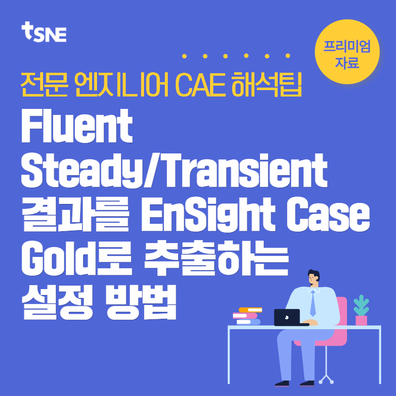 [태성에스엔이/프리미엄] Fluent의 Steady 및 Transient 결과를 EnSight Case Gold로 추출하는 설정 ...
