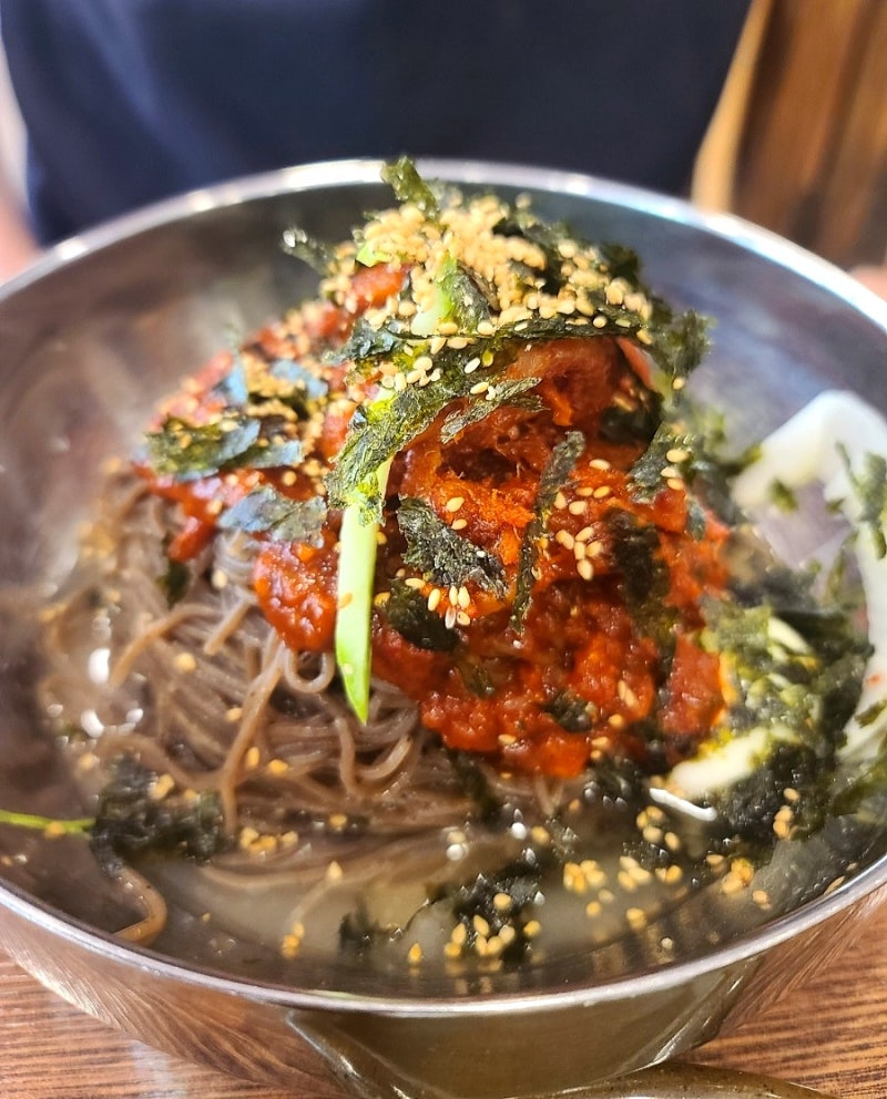 발산등촌 시원한 메밀막국수와 쫀득한 메밀만두로 한 끼 막국수 맛집 강릉해변메밀막국수 발산점 네이버 블로그