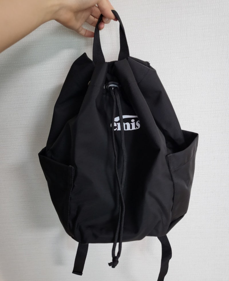 EMIS 이미스 22SS 스트랩 백팩(블랙) _ 품절되기전에 사길 잘했어 : 네이버 블로그