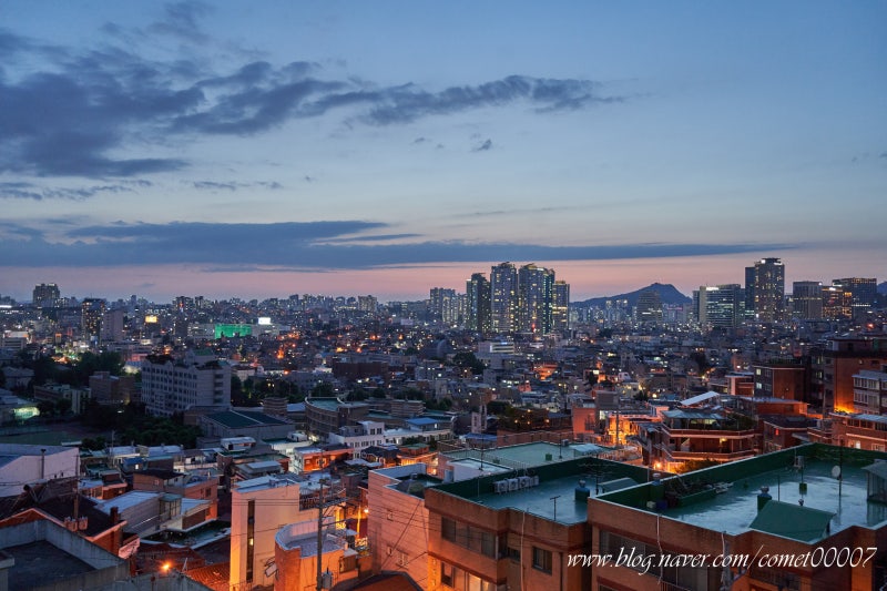 해방촌 석양 뷰 맛집 루프탑 카페 눕카페 Noop cafe : 네이버 블로그
