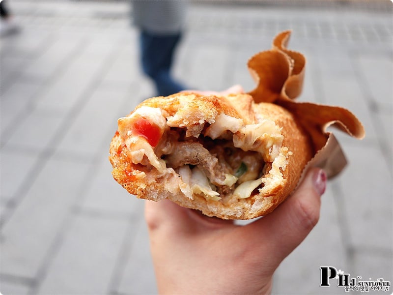 전주 한옥마을 길거리야 본점 바게트버거 네이버 블로그