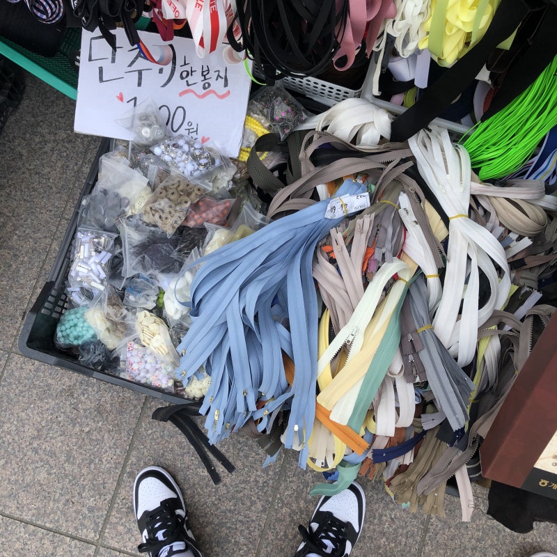동대문 원단시장 자투리 원단 파는 곳 소매 한 마에 천원 네이버 블로그