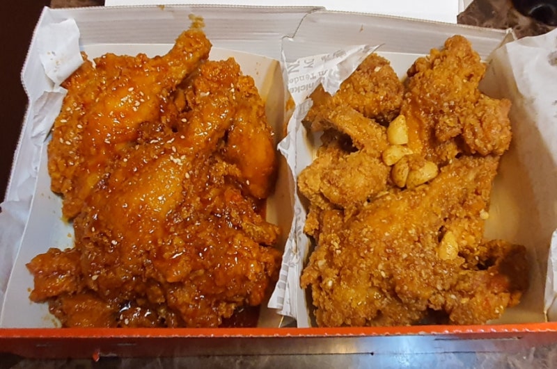 티바두마리치킨 메뉴 추천 양념알마간고마간 네이버 블로그