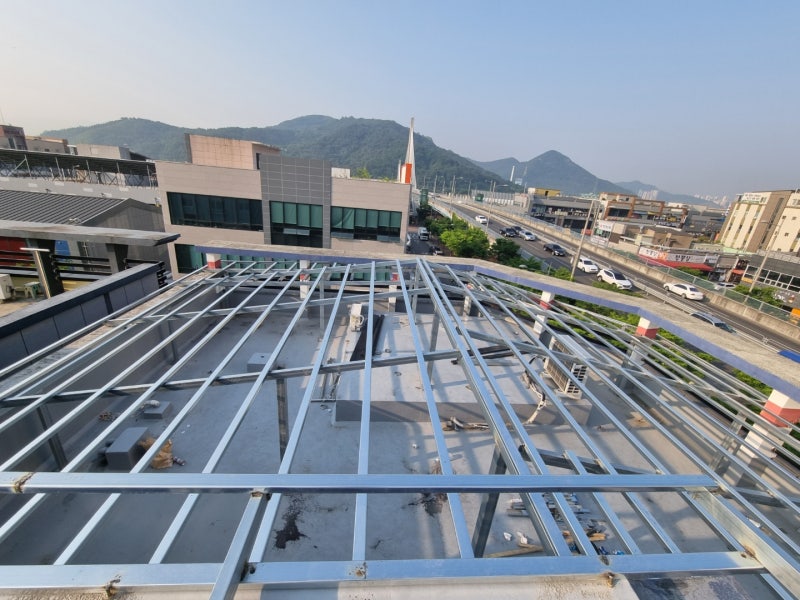 대구 지붕 개량 ( 칼라강판, 함석 기와 ) 시공 업체 : 네이버 블로그