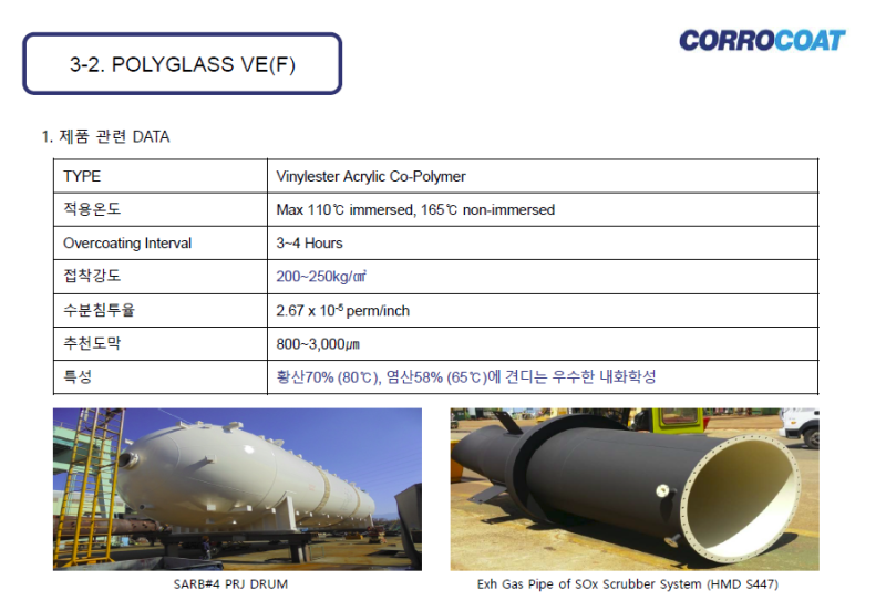 Glass Flake Lining(Coating)에 대해서, Corrocoat Korea : 네이버 블로그