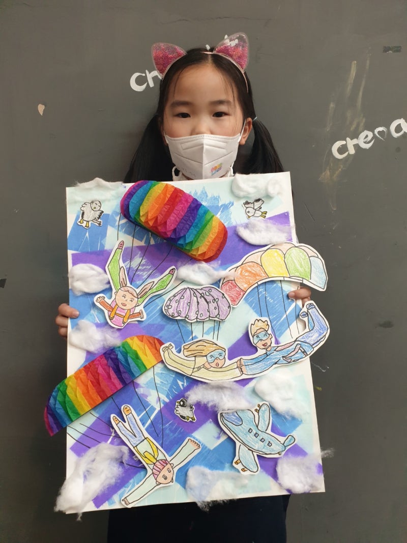 패러글라이딩 크라인 6·7세 수업 시흥시 배곧동 미술학원 창의미술 크리아트 네이버 블로그