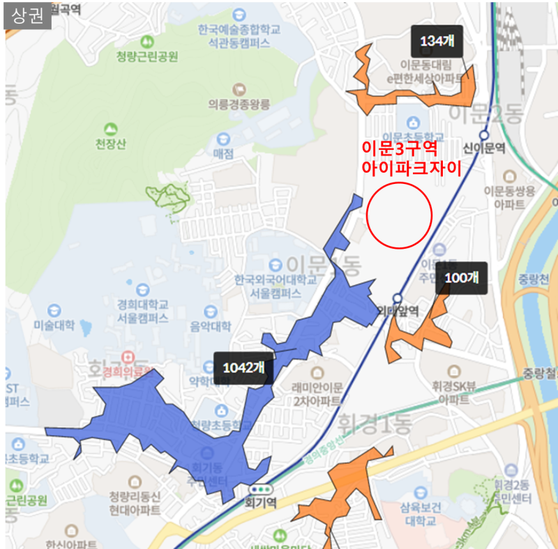 청약정보 서울특별시 동대문구 이문동 이문3구역아이파크자이입지정보 단지정보 분양가 일반분양물량 단지배치도 평면도