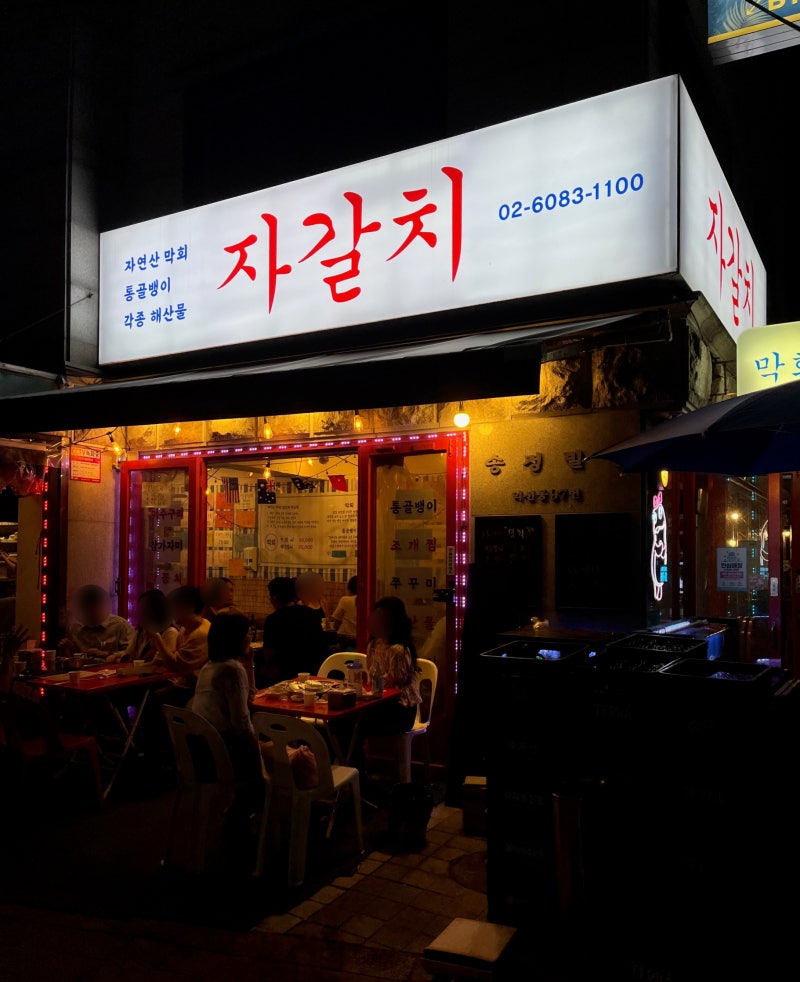 종로 3가 근처 익선동 해산물 안주 술이 술술 들어가는 술집 자갈치 자연산 막회 통골뱅이 연포탕 내돈내산 네이버 블로그