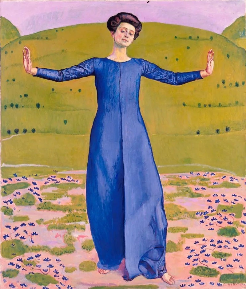 팔을 벌린 여자들, 팔을 모은 여자들 - 페르디난드 호들러 : 네이버 블로그