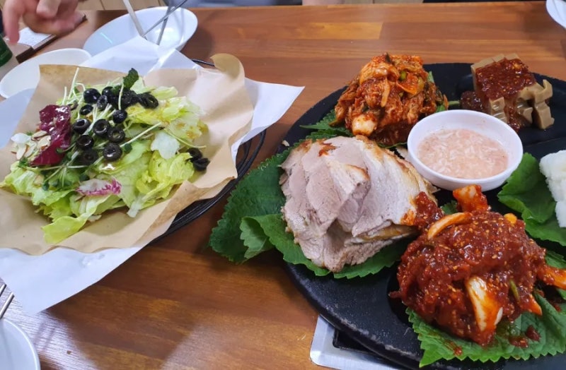 서울맛집 청계산 맛집 한소반 푸짐한 모듬보쌈세트로 충전 네이버 블로그