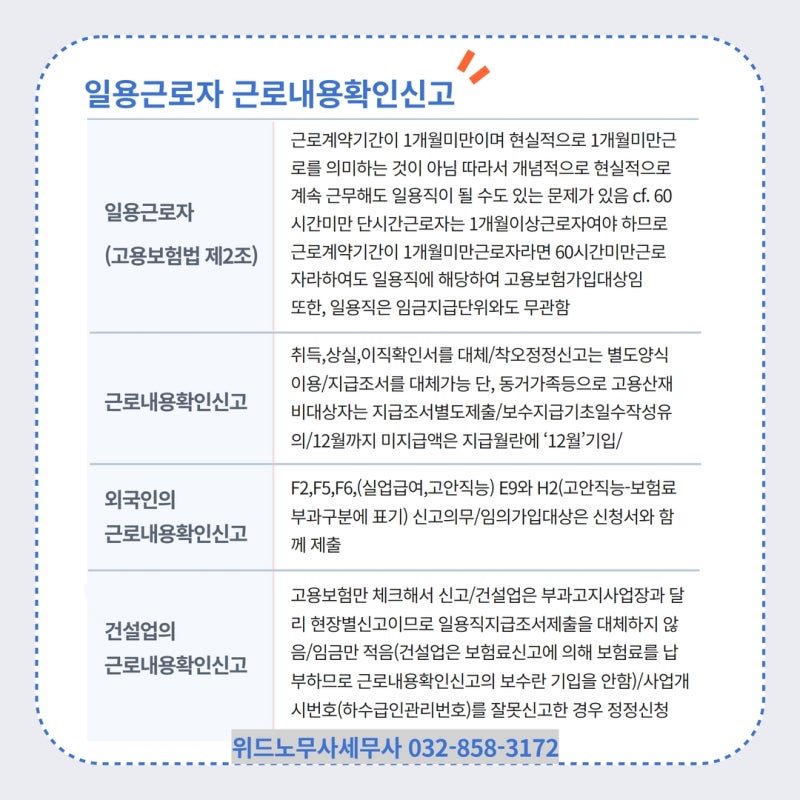 일용근로자근로내용확인신고건설업전문노무사가 알려드립니다 네이버 블로그