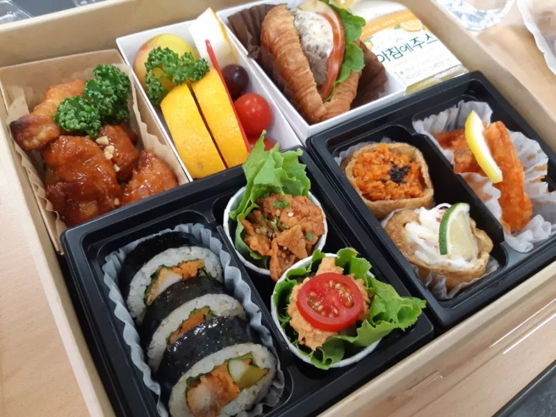 대전 둔산 도시락 맛집 킴스쿠킹랩! 아기자기한 회의용 도시락 추천! : 네이버 블로그