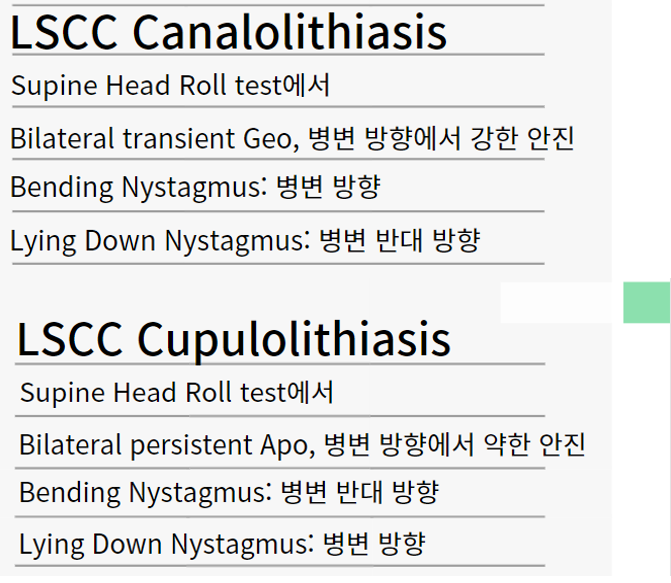 [이석증] Light Cupula의 개념 및 안진 공식 : 네이버 블로그