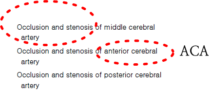 뇌동맥 의학용어 ICA, MCA, ACA, PCA 뜻 : 네이버 블로그