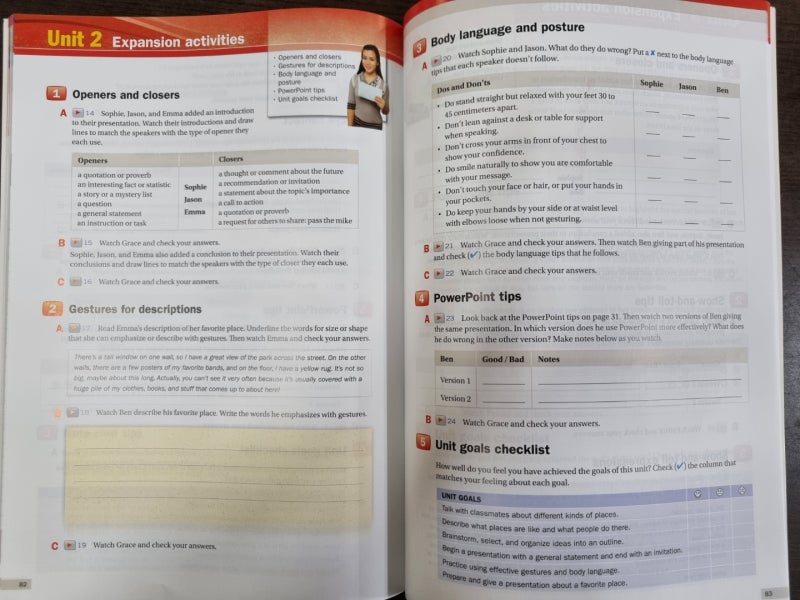 코스북 고등 성인 발표 준비 Present Yourself 2ED : 네이버 블로그