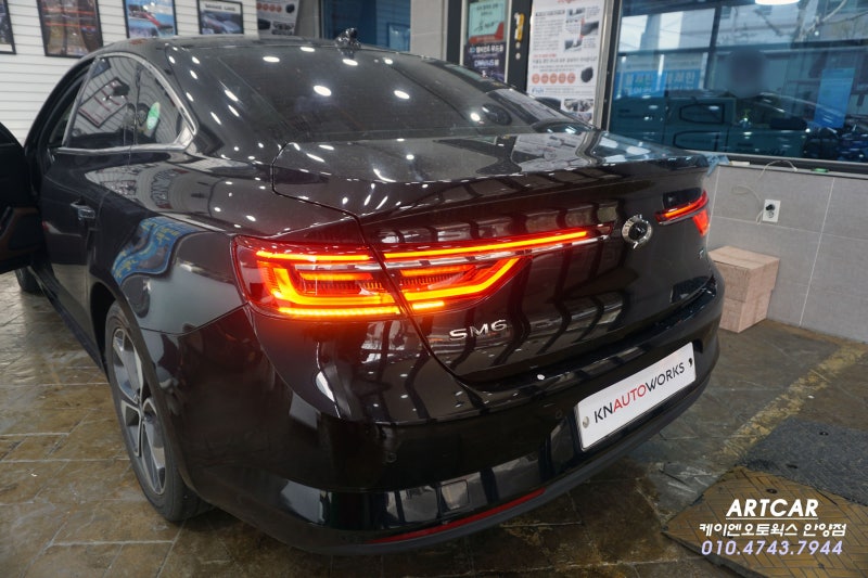 SM6 순정 신형 테일램프 교체 / 페이스리프트 턴시그널 FULL LED : 네이버 블로그