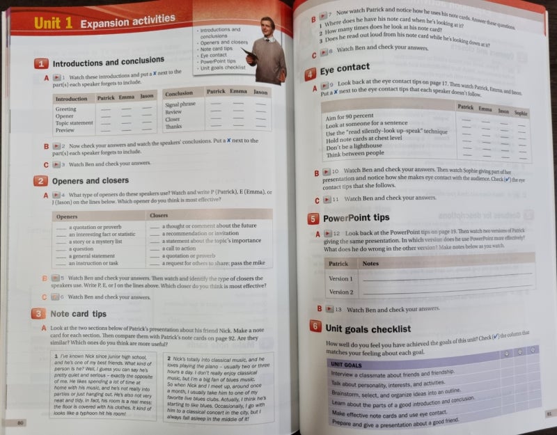 코스북 고등 성인 발표 준비 Present Yourself 2ED : 네이버 블로그