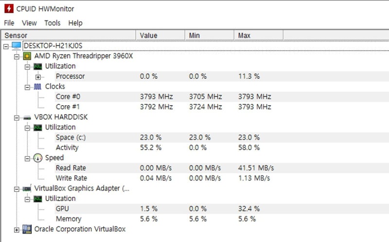 컴퓨터 CPU 온도 측정 프로그램 HWMonitor 설치 방법 : 네이버 블로그