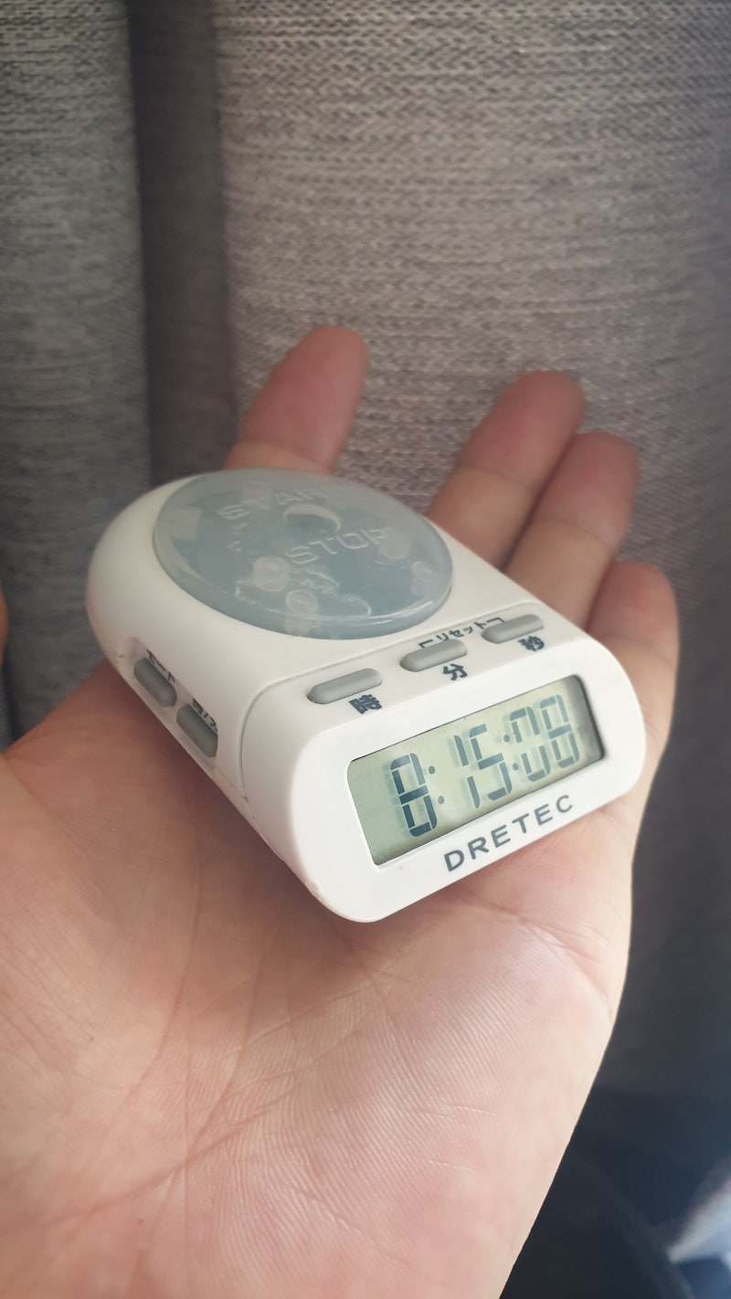 드레텍 스탑워치 구입 후기~ 시간설정 사용법 Dretec 스탑워치 스톱워치 네이버 블로그