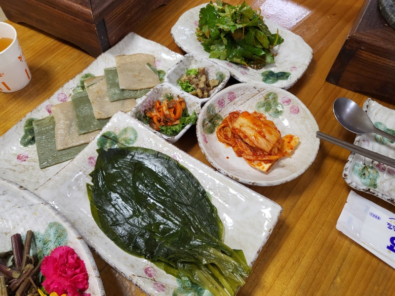 강릉 점봉산 산채 산나물천국한정식을 찢어놓은 현지인 맛집 네이버 블로그