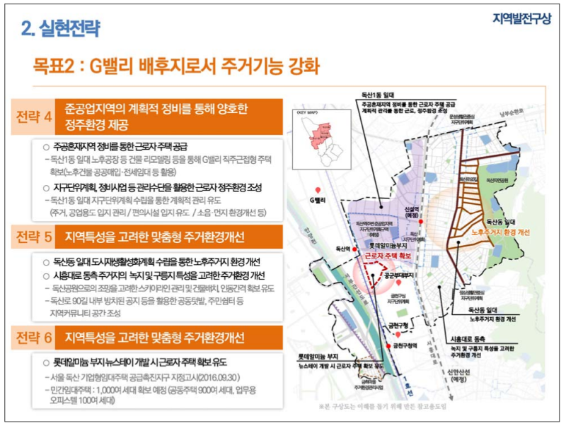 천지개벽하는 금천구를 알아보자가산디지털단지 롯데캐슬골드파크 우시장 공군부대부지 사이언스파크 대한전선부지 종합병원