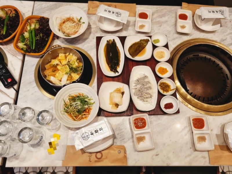 천안 신불당 육화미 본점 단체석 회식 가능한 삼겹살 맛집 네이버 블로그