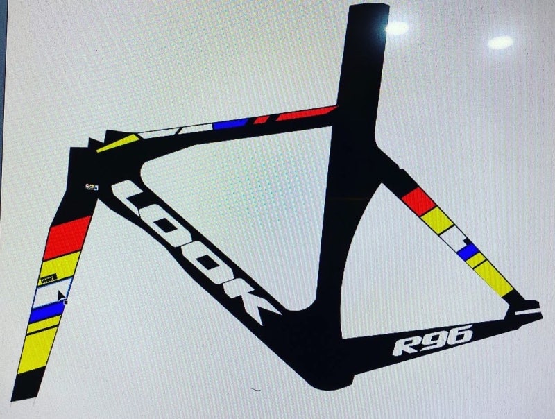 [LOOK R96] 룩 R96 몬드리안 컬러 자전거 도색 by 딥프로 바이 제이든 : 네이버 블로그