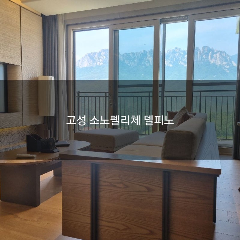 고성 델피노 리조트 소노펠리체 골드스위트 후기 네이버 블로그