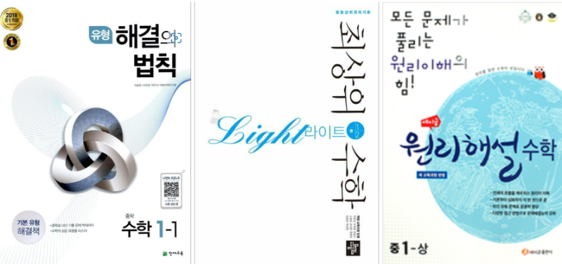 중등수학 문제집 난이도별 분류level1~5 중학 수학 네이버 블로그