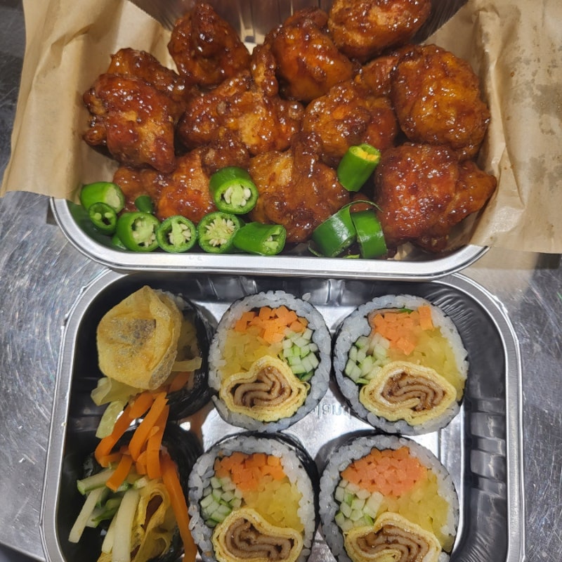 교대역 맛집 오토김밥 서초점 김밥과 닭강정 조합 최고 네이버 블로그