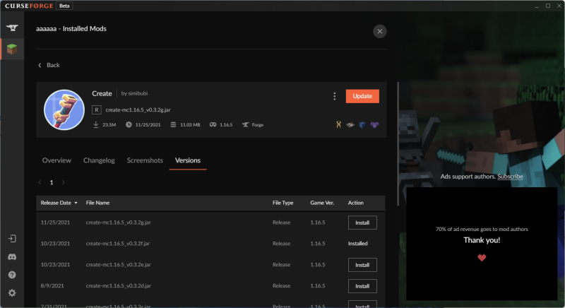 2. Curse Forge Launcher : 네이버 블로그