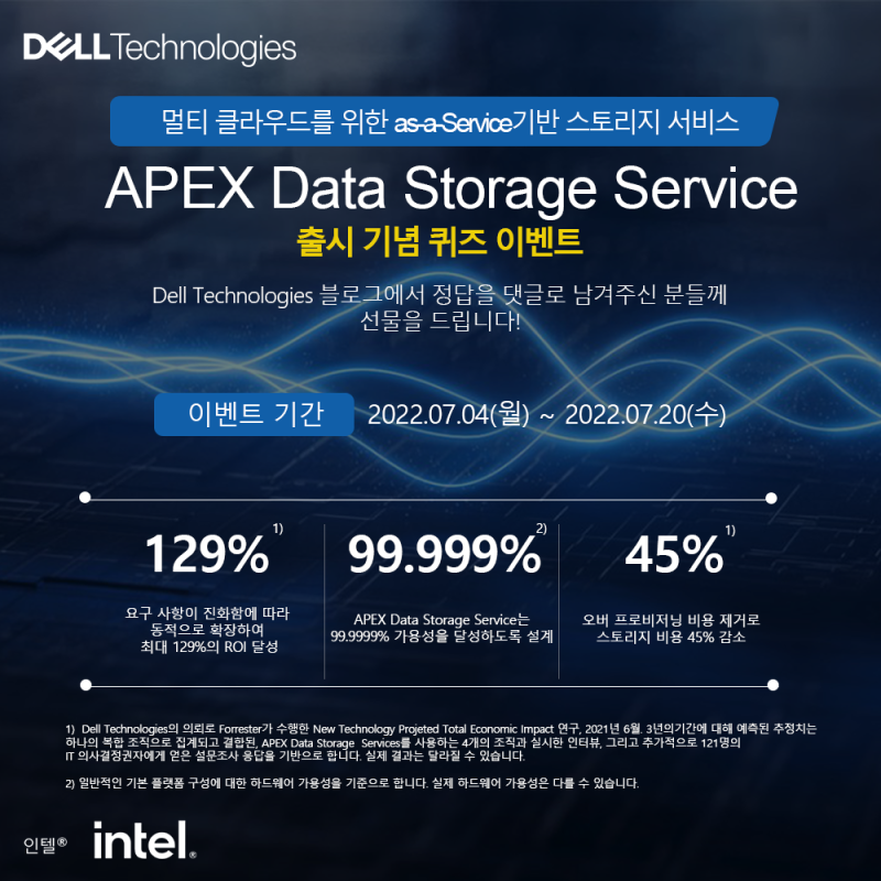 [EVENT] 멀티 클라우드를 위한 as-a-Service 기반 스토리지 APEX Data Storage Service 출시 ...