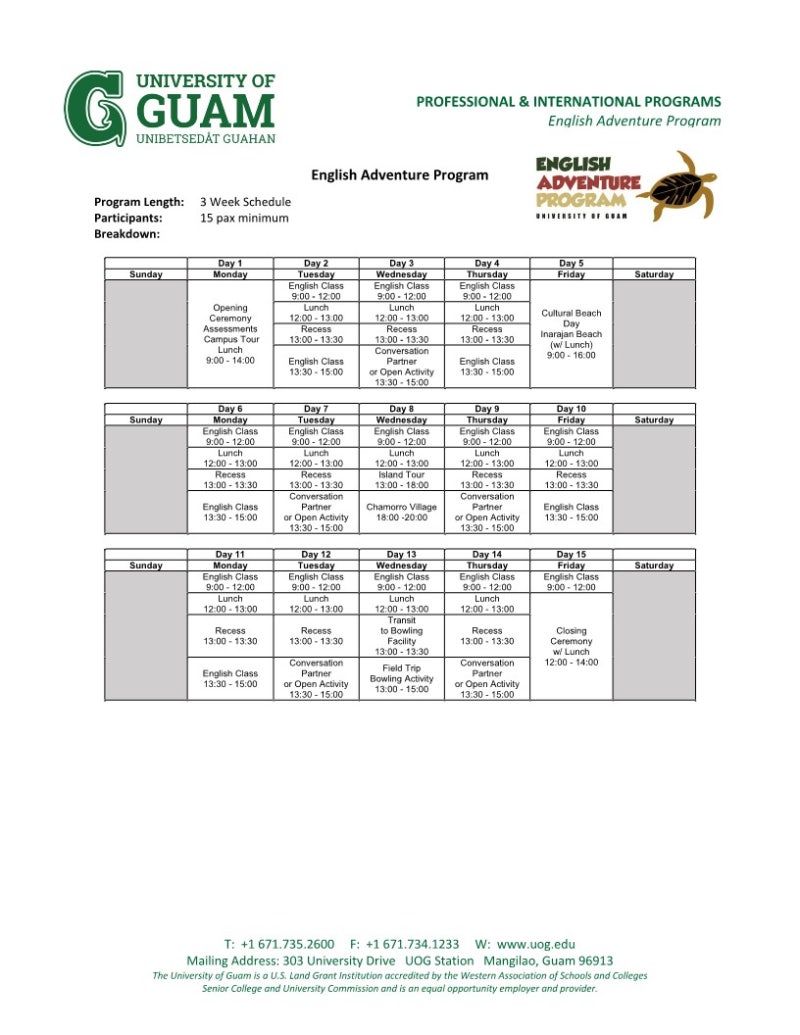 [괌 단기 어학연수] 괌 대학교(University of Guam) A to Z : 네이버 블로그
