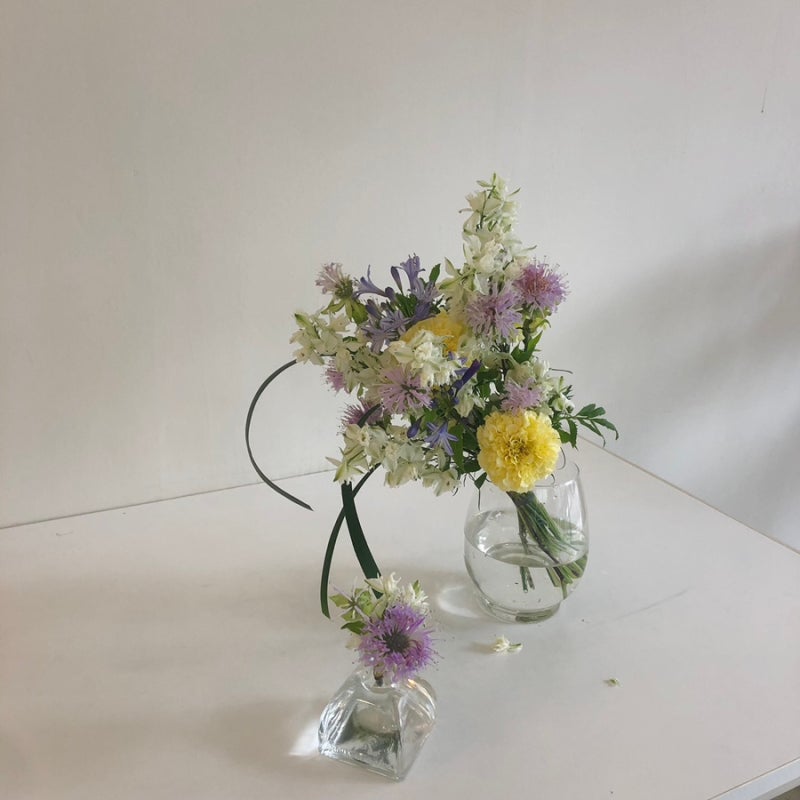 대전 들꽃 촬영부케 셀프부케 여름 웨딩촬영 꽃다발 유성 원신흥동꽃집 꽃자리 감성 네이버 블로그