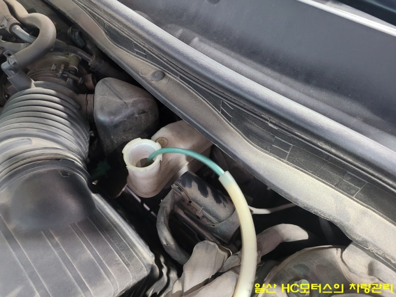 그랜저hg 엔진오일교환 합성유잔유제거 미션오일교환 오토미션오일 미션플러싱 냉각수플러싱 냉각수크리닝 냉각수오염