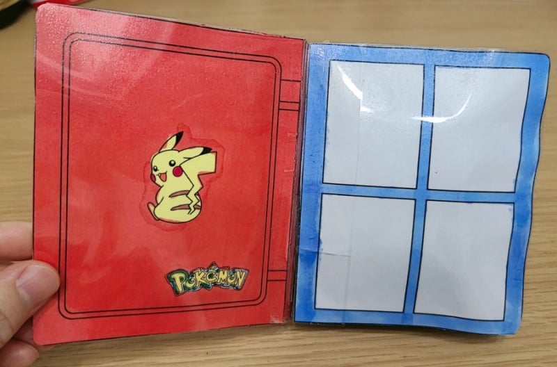초등학생 만들기 Diy 포켓몬 띠부띠부씰 보관함 띠부띠부씰케이스 초등학생 취미생활 따니네만들기 도안 네이버 블로그