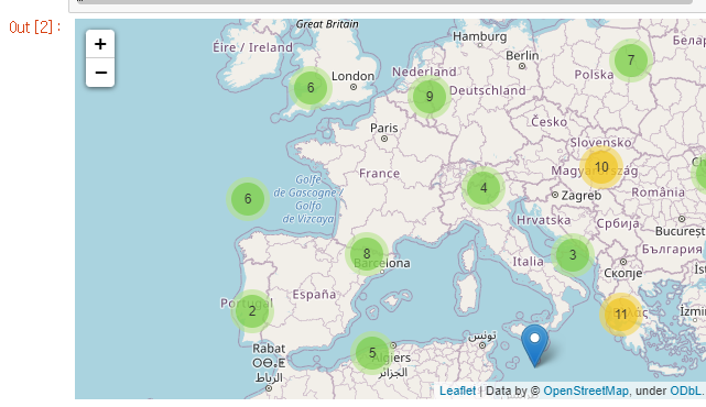 [Python] 파이썬 폴리움(folium) - 지도 시각화 라이브러리 : 네이버 블로그