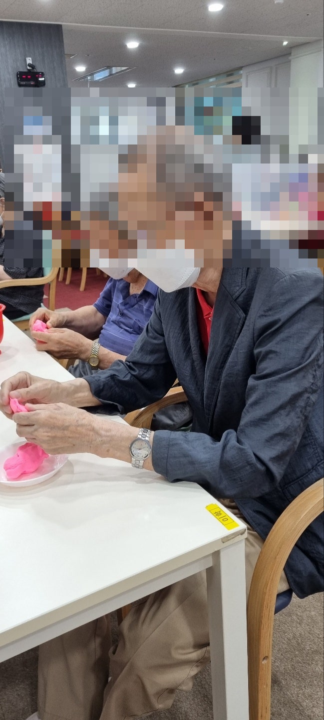 광명노인주간 보호 센터 시니어데이케어주은 광명센터음악프로그램송편만들기and 우드블럭악기를 이용한 음악수업 네이버 블로그