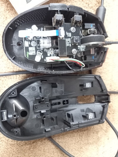 앱코 게이밍마우스 A660(ABKO HACKER A660) 더블클릭 불량, 버튼 수리 1 - 택배 수리. 서울시 : 네이버 블로그