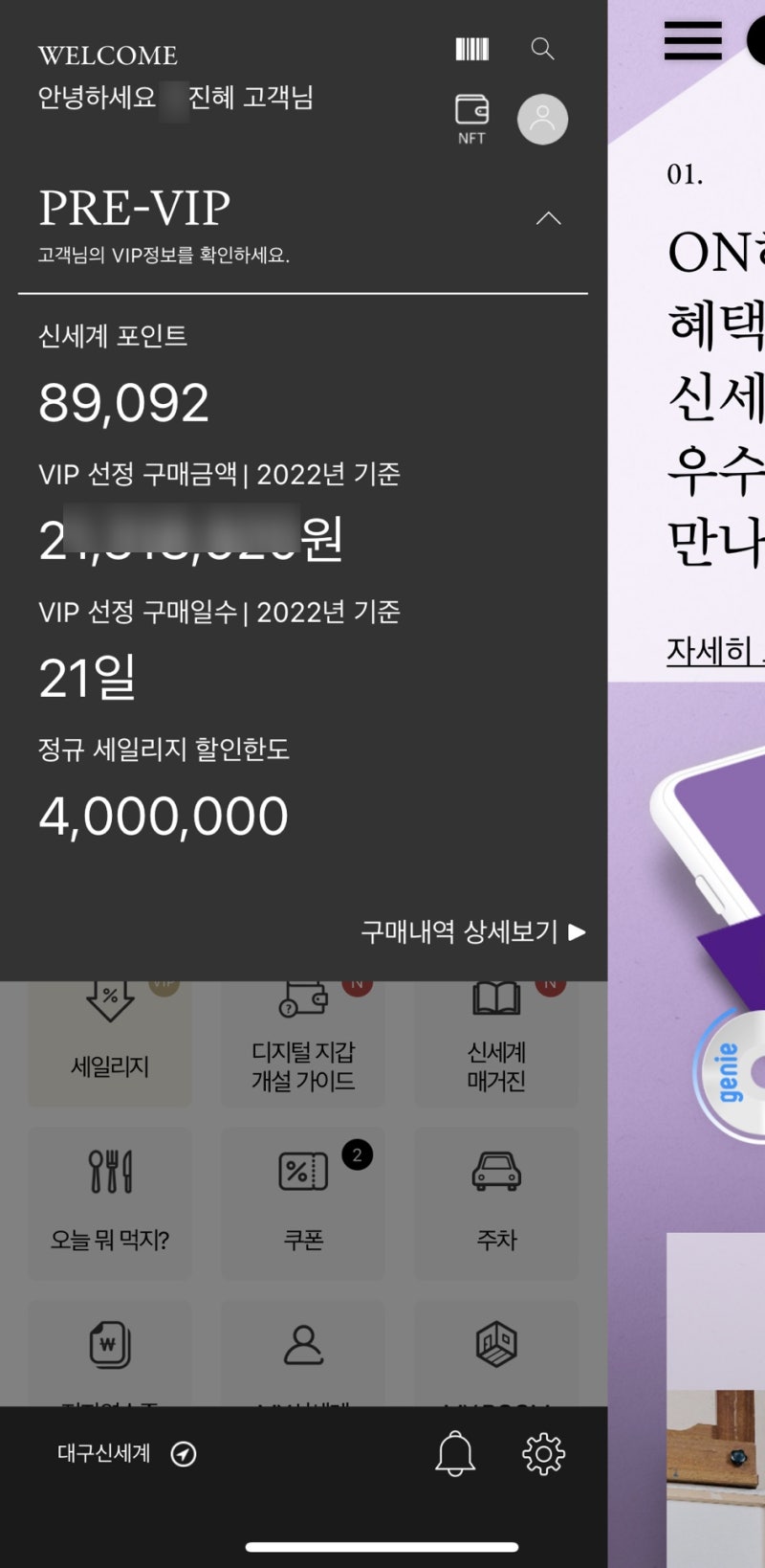 신세계백화점 Vip 등급 Pre Vip 등급 선정 기준 혜택 정규 Vip 클럽 선정 기준 차이점 네이버 블로그