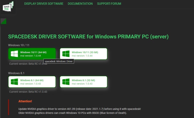 [팁]아이패드를 윈도우 PC 보조모니터로! 스페이스데스크 활용(SPACEDESK driver) : 네이버 블로그