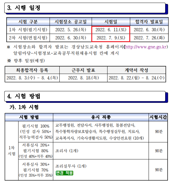교육공무직경남 돌봄전담사 응시 후기 네이버 블로그