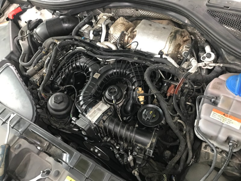 아우디 A6 40tdi Quattro 냉각수누수 점검 및 냉각수차단밸브 및 흡기크리닝 작업 외0682 수입차정비소 메카닉