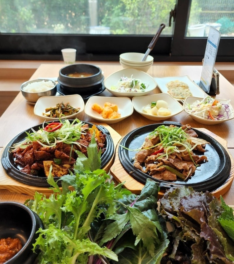 김포 쌈밥 초원 분위기 좋은 고촌 한식 식당 네이버 블로그