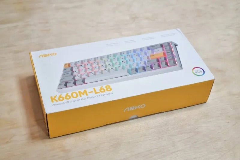 무선 기계식 키보드 추천, 완성도 높은 미니키보드 ABKO K660M-L68 : 네이버 블로그